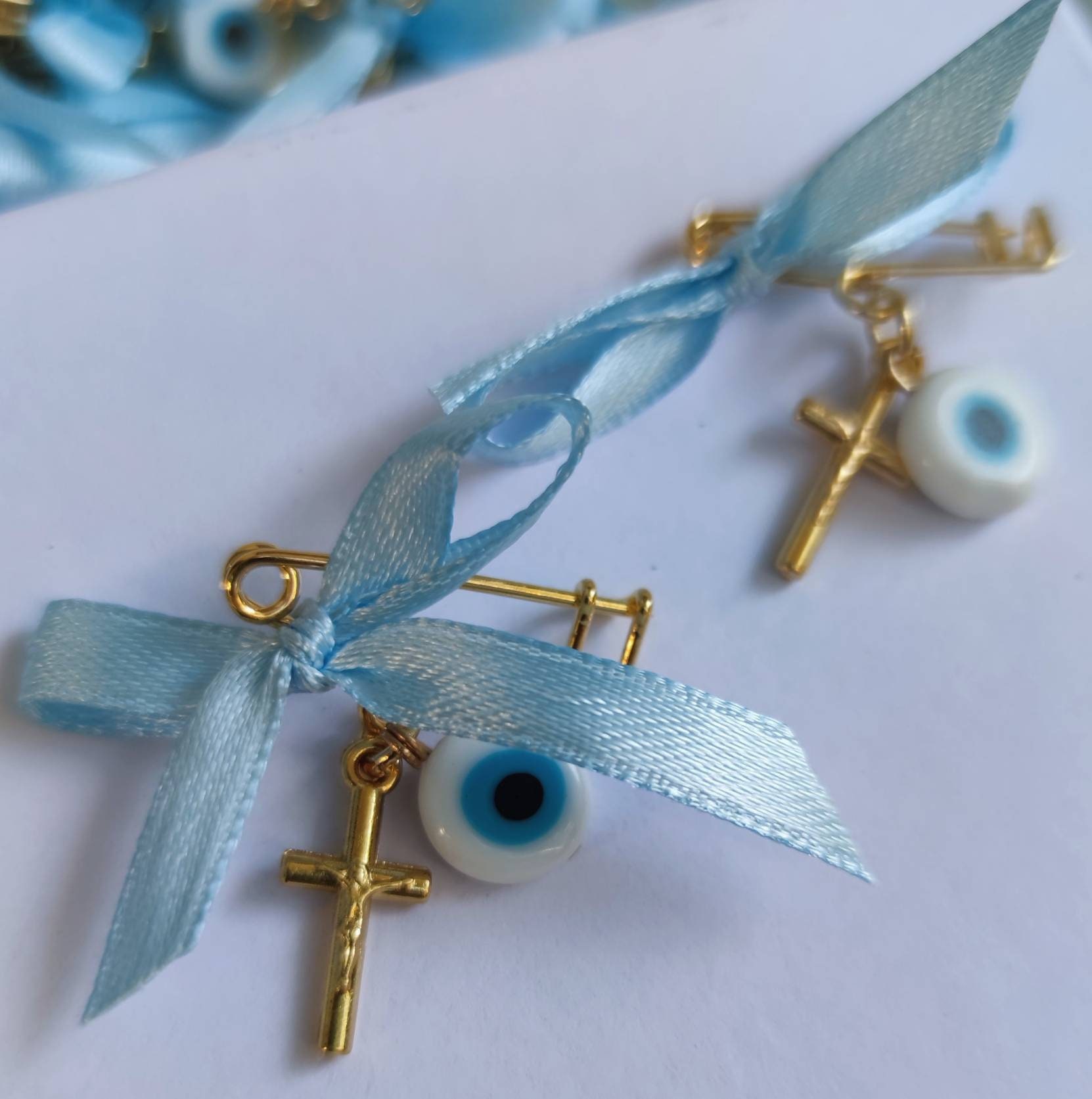 10 Pcs Martyrika, Martirika, Witness Pins, Greek Orthodox Baptism ...