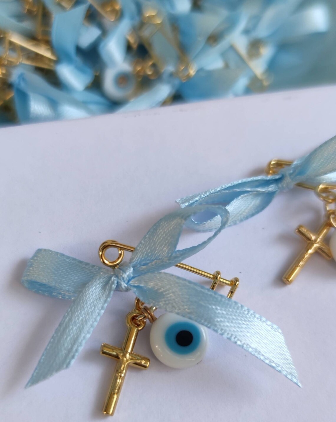 10 Pcs Martyrika, Martirika, Witness Pins, Greek Orthodox Baptism ...