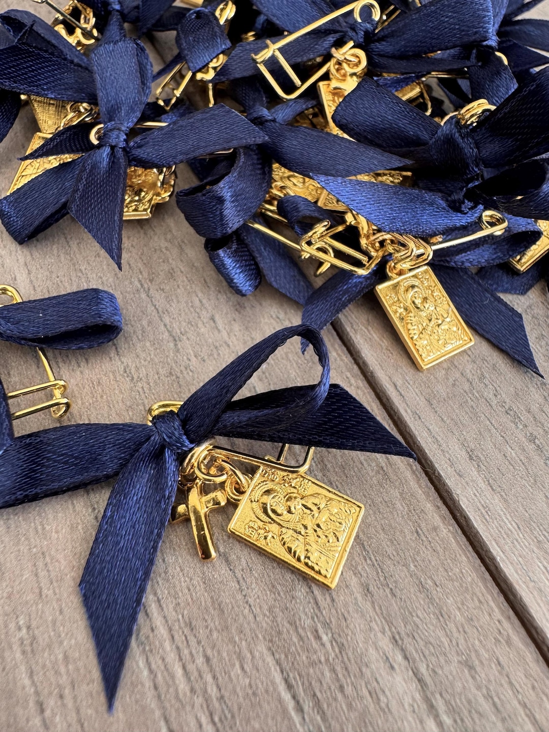 10 Pcs Martyrika, Martirika, Witness Pins, Greek Orthodox Baptism ...