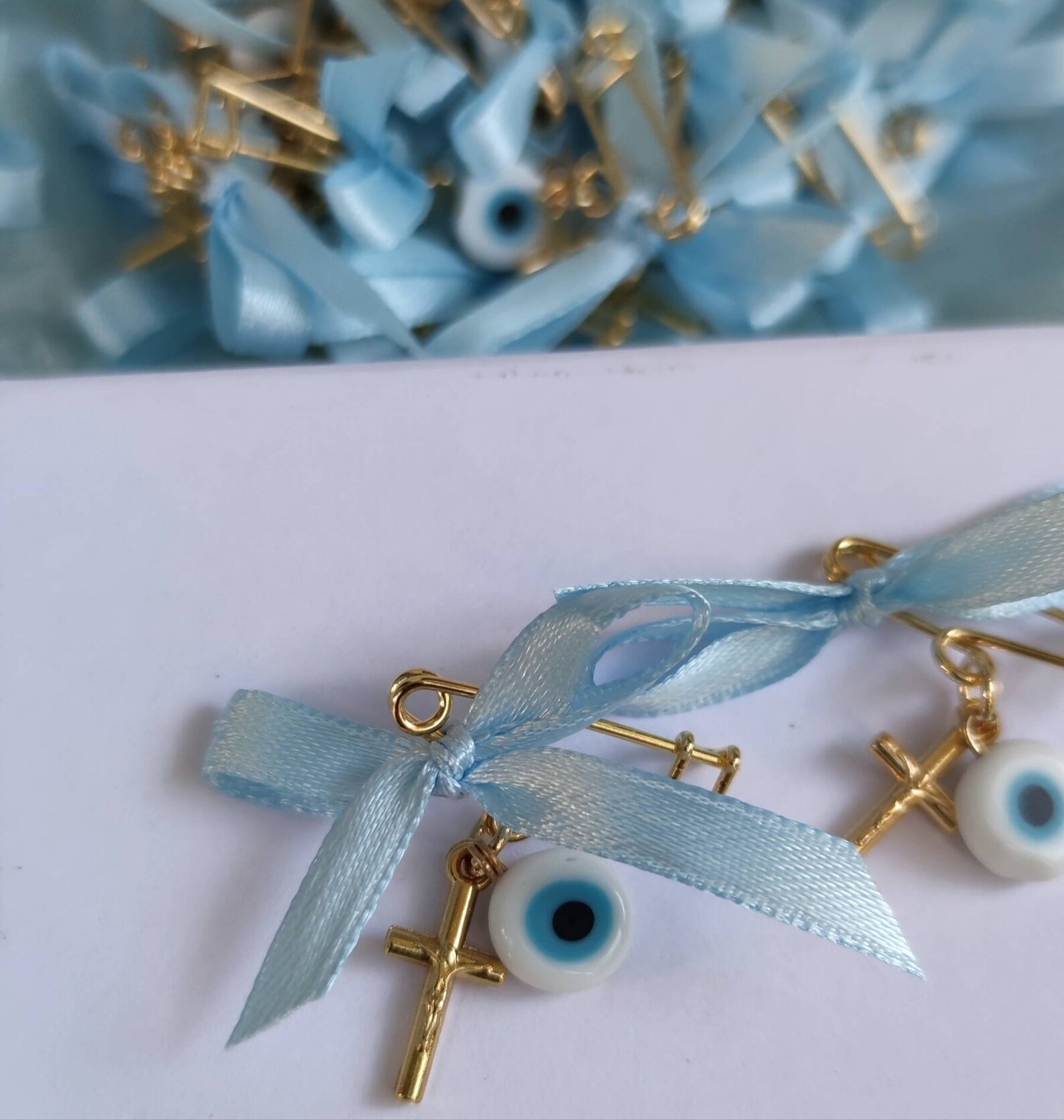 10 Pcs Martyrika, Martirika, Witness Pins, Greek Orthodox Baptism ...
