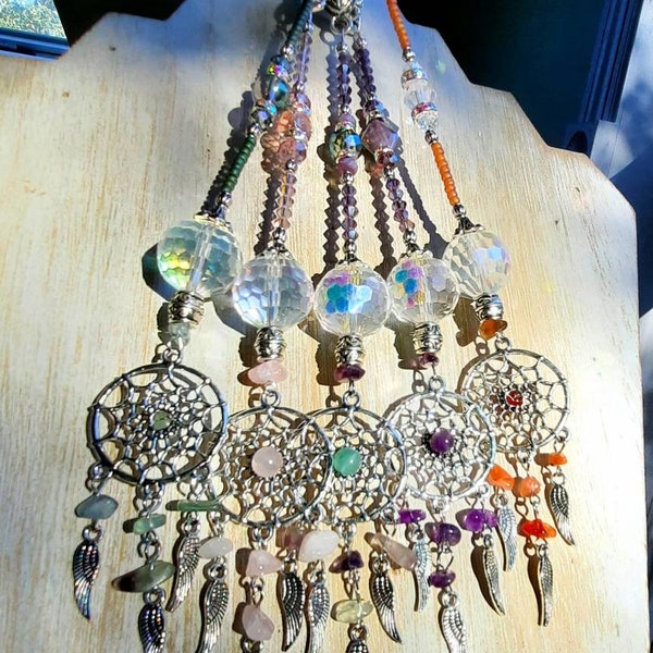 Crystal Dreamcatcher - Etsy