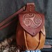 Small Backpack in Genuine Leather Triskell Celtic Fantasy Elvish Elven ...