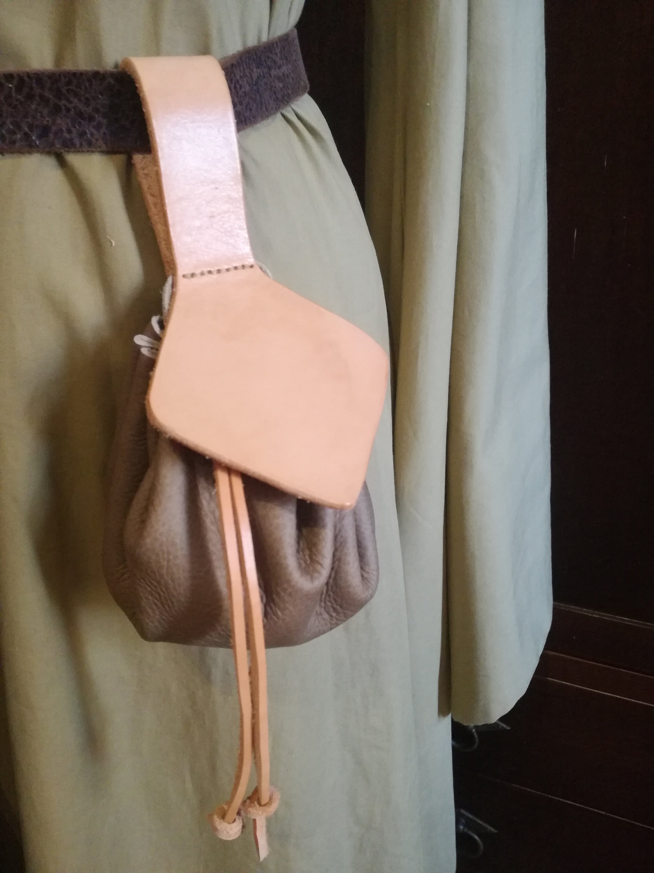 Coin Purse Pouch Belt Bag Medieval Celtic Viking Fantasy | Costume Larp ...