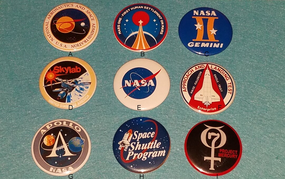 NASA Space Missions 2.25" Round - Etsy