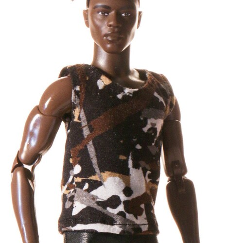 Handmade Doll Clothes Black Red Shirt for 12 Dolls - Etsy