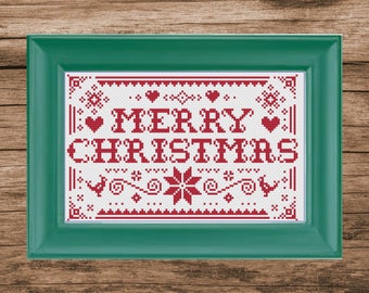 Primitive Folk Art Cross Stitch - Etsy