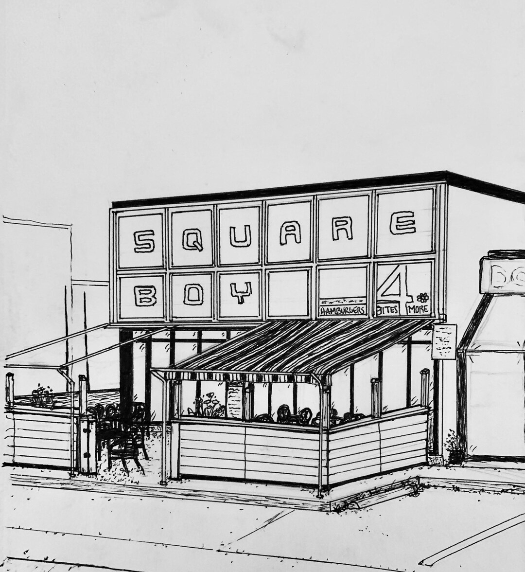 Square Boy Original Art Print - Etsy