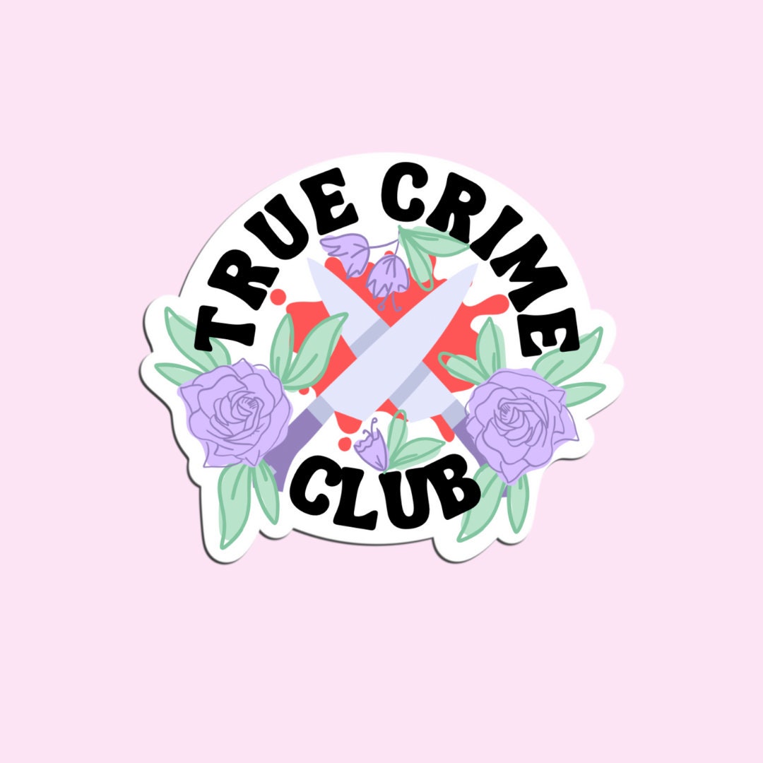 True Crime Club Sticker - Etsy