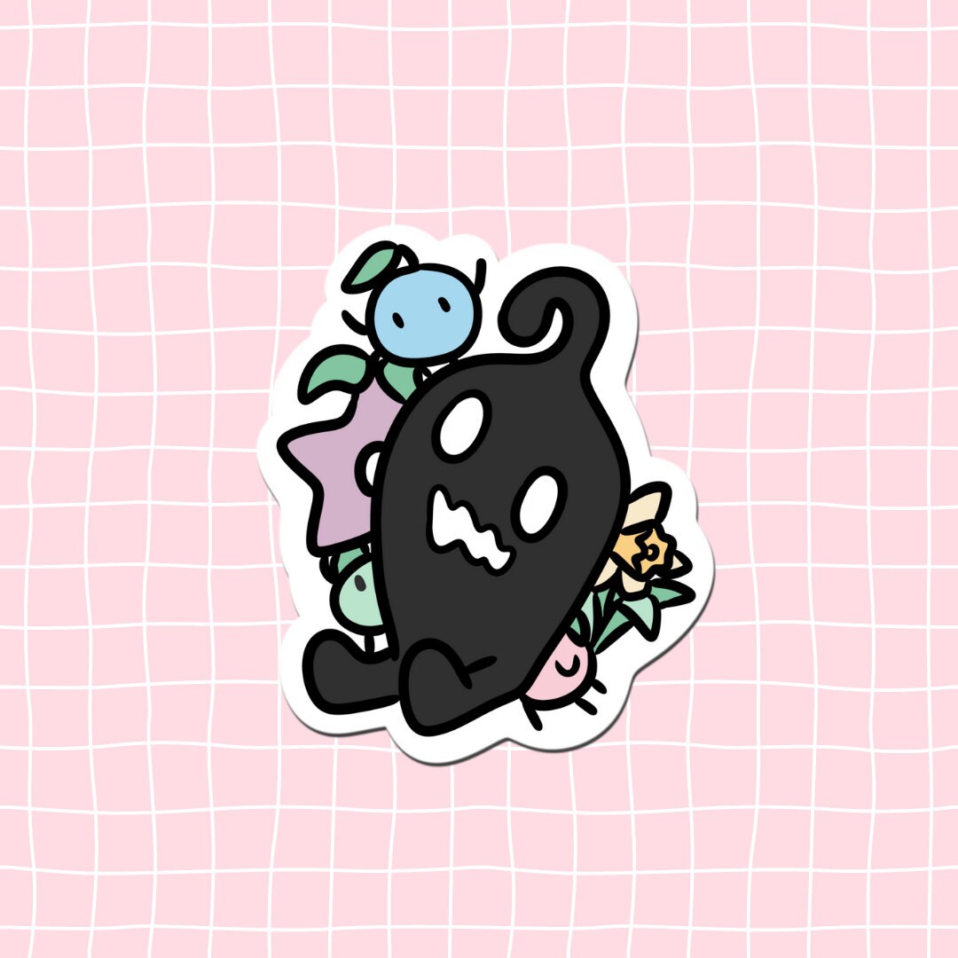 Krobus Sitting With Flowers and Junimos - Etsy