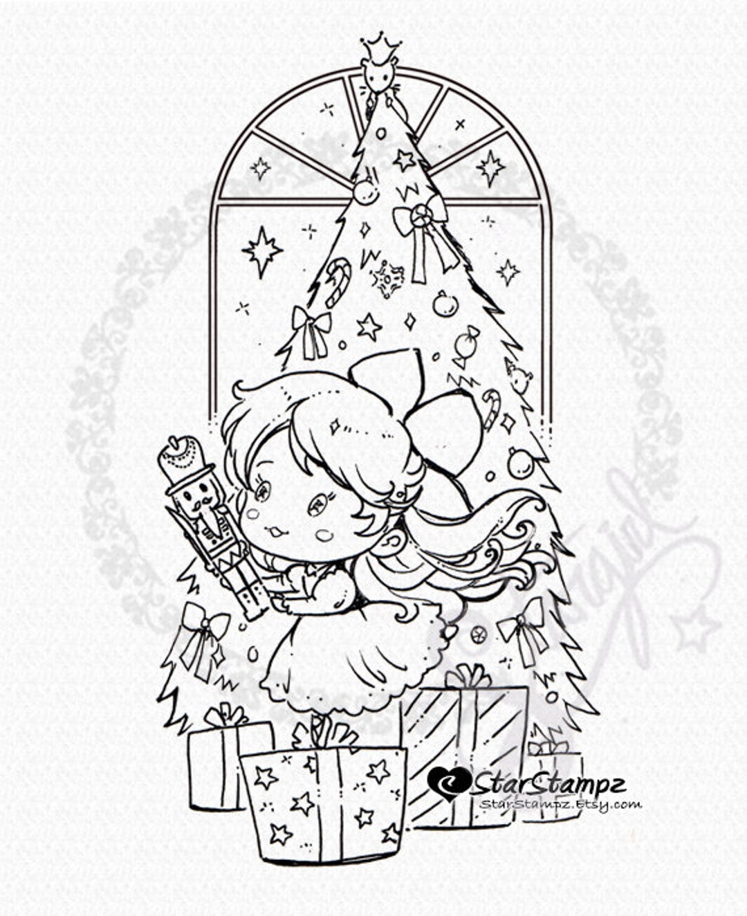 The Nutcracker Holiday DIGITAL STAMP Instant Download - Etsy