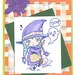 Little Halloween Witch - DIGITAL STAMP Instant Download for Cards ...