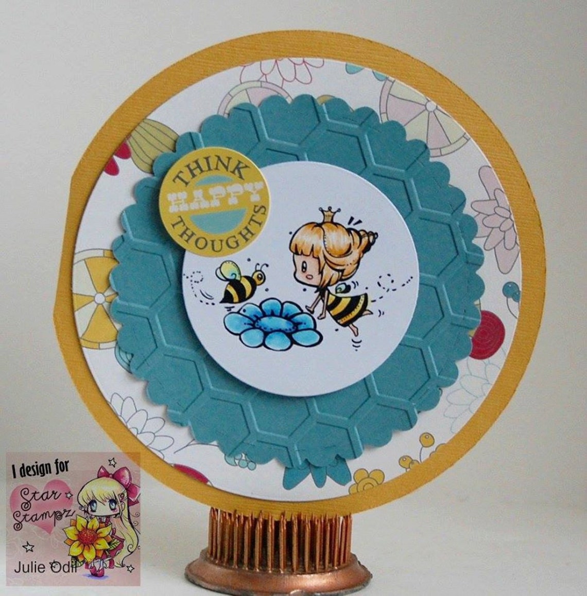 Spring Bumble Bee DIGITAL STAMP Instant Download - Etsy