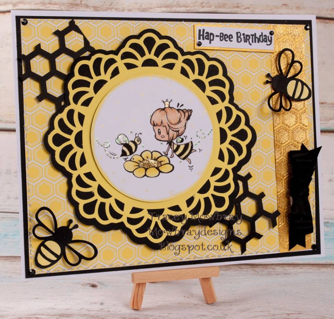 Spring Bumble Bee DIGITAL STAMP Instant Download - Etsy