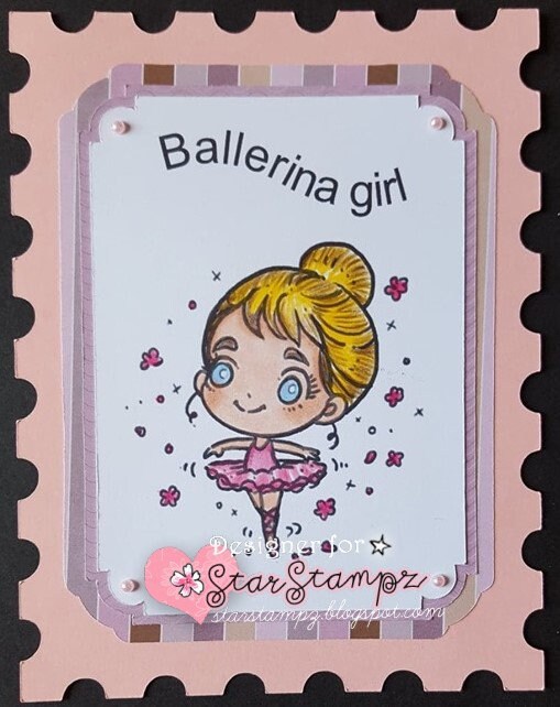 Ballerina DIGITAL STAMP Instant Download - Etsy