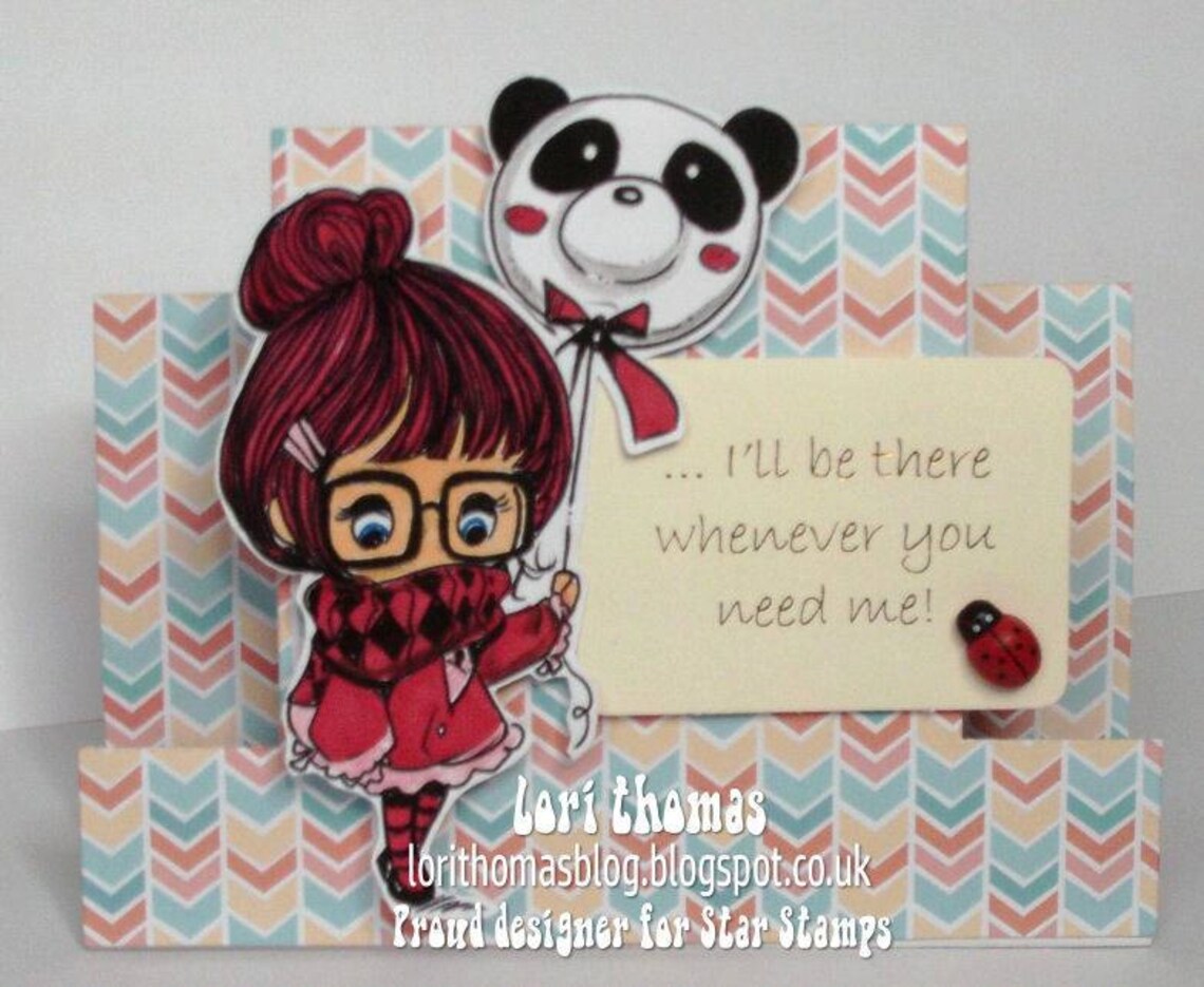 Panda Balloon DIGITAL STAMP Instant Download - Etsy