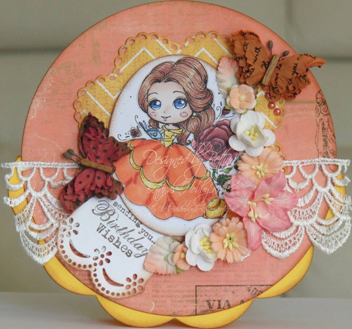 Beauty Chibi DIGITAL STAMP Instant Download - Etsy