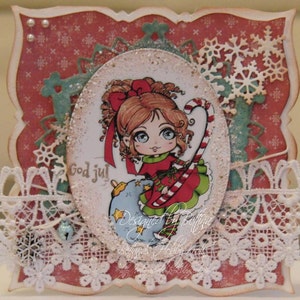 Christmas Elf Ornament DIGITAL STAMP Instant Download - Etsy Canada