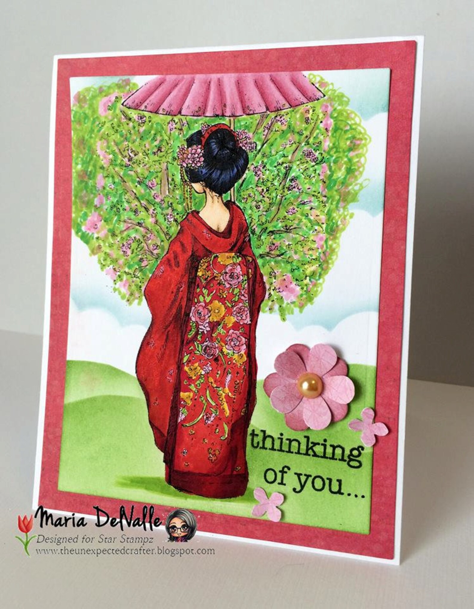 Maiko in Spring - DIGITAL STAMP Instant Download for Cards & Crafts - Etsy