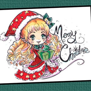 Christmas Elf - DIGITAL STAMP Instant Download for Coloring or Crafts ...