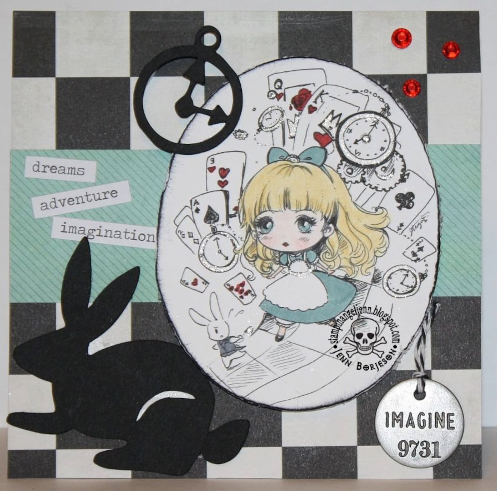 Alice Chibi DIGITAL STAMP Instant Download - Etsy