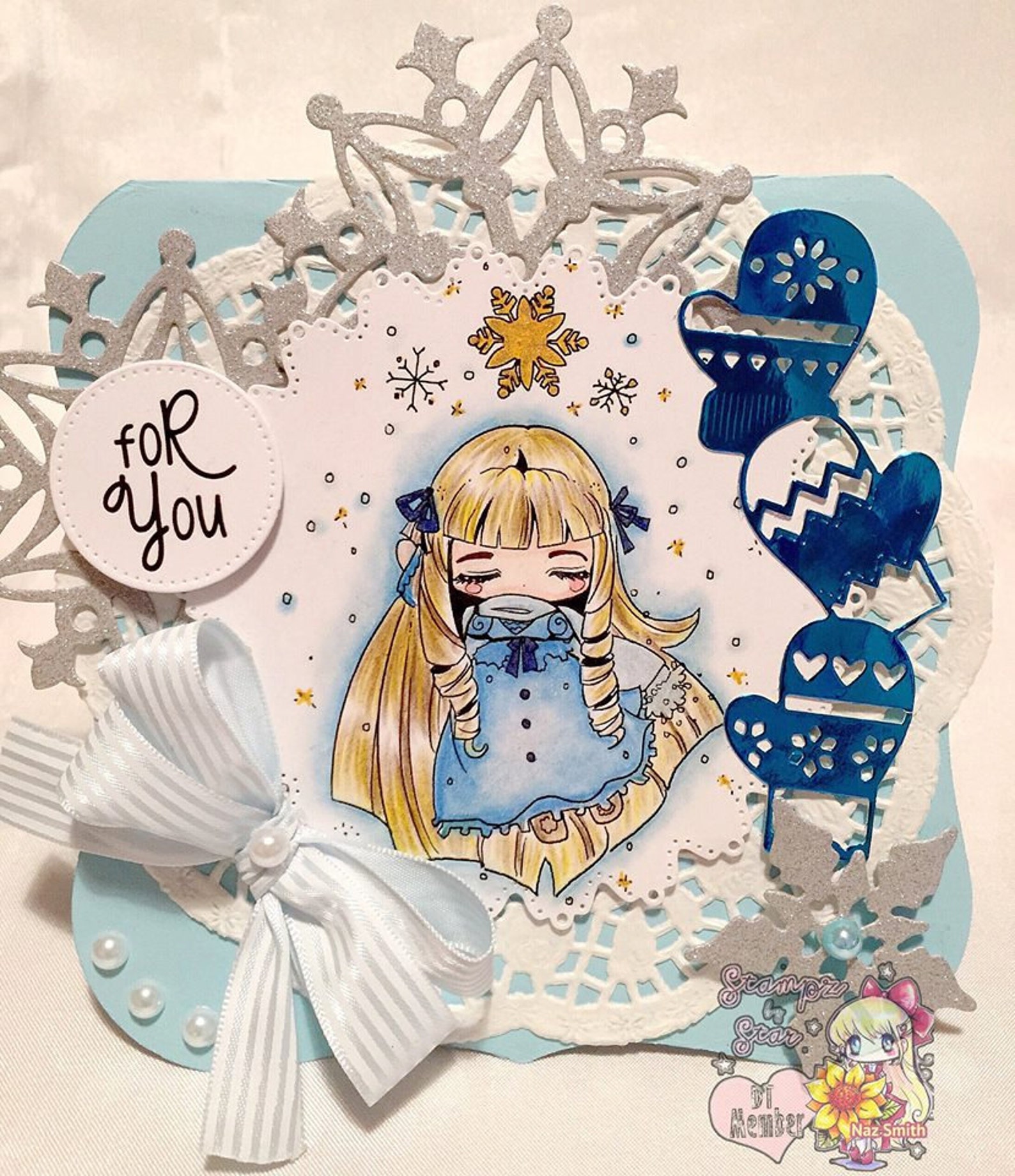 Snowflake Fairy - DIGITAL STAMP Instant Download - Etsy