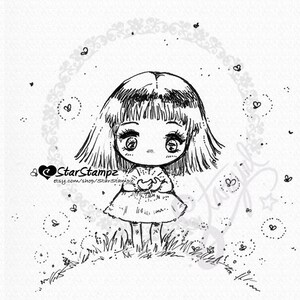 Alice in Wonderland DIGITAL STAMP Instant Download for Cards & Crafts ...