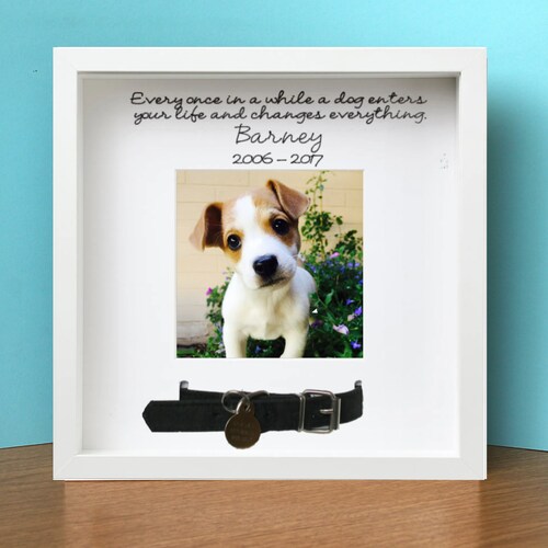Dog / Cat Memorial Photo Keepsake Frame Gift Dog / Cat - Etsy