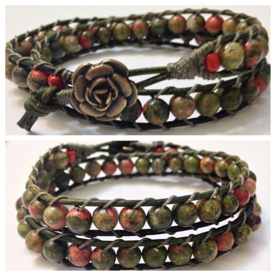 Double Wrap Beaded Bracelet - Etsy