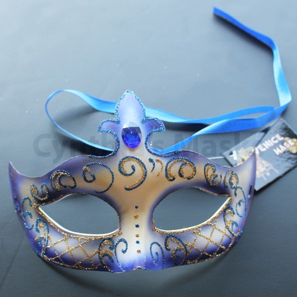 Royal Blue Mask - Etsy