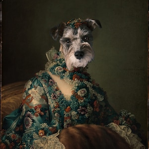 Rococo Era Historical Pet Portrait - Etsy