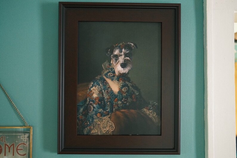 Rococo Era Historical Pet Portrait - Etsy