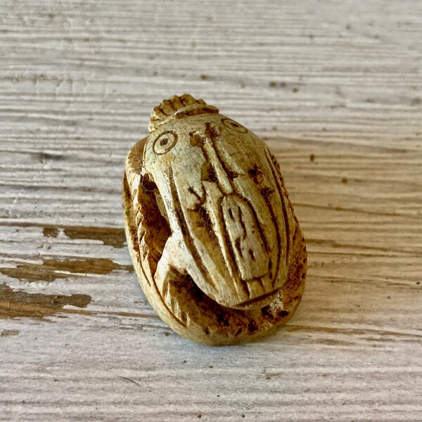 Carved Stone Scarab - Etsy