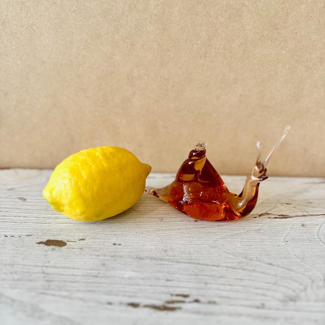 Glass Snail, Hand Blown Glass Figurine, Glass Sculpture, Glass Art Home ...