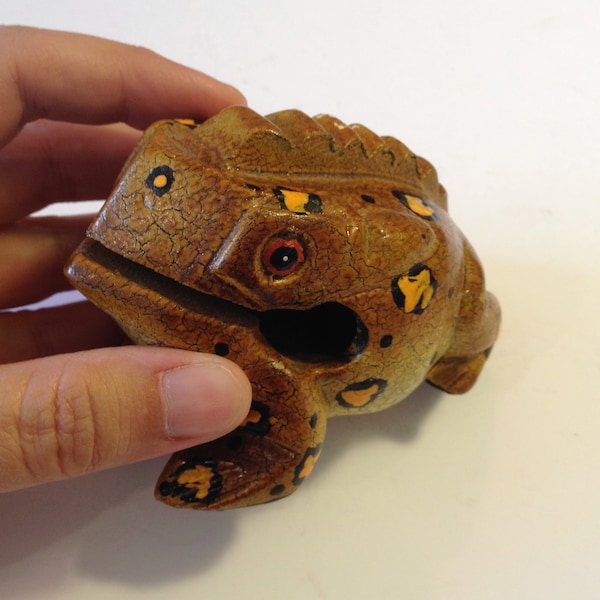 Wood Frog Toy - Etsy