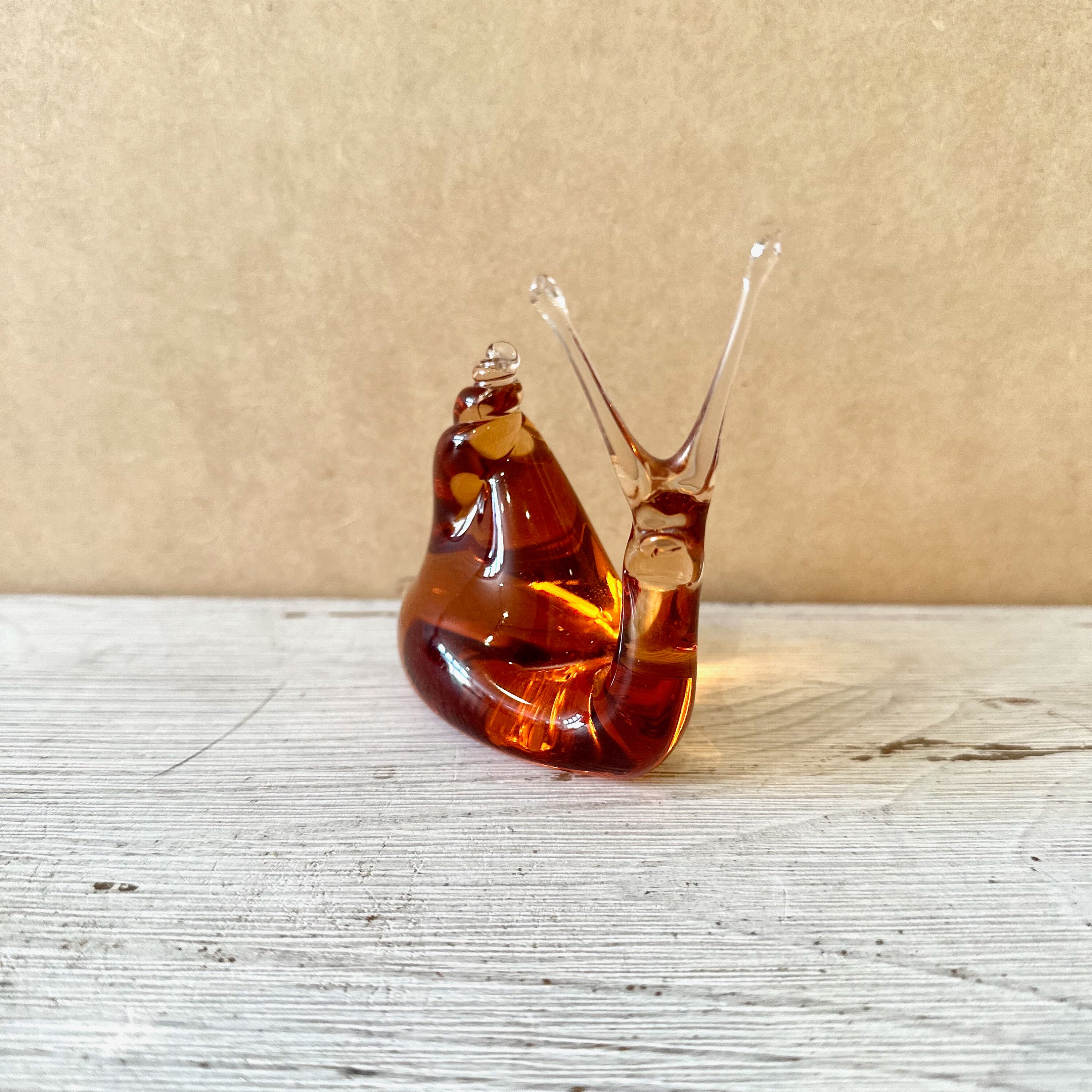 Glass Snail, Hand Blown Glass Figurine, Glass Sculpture, Glass Art Home ...