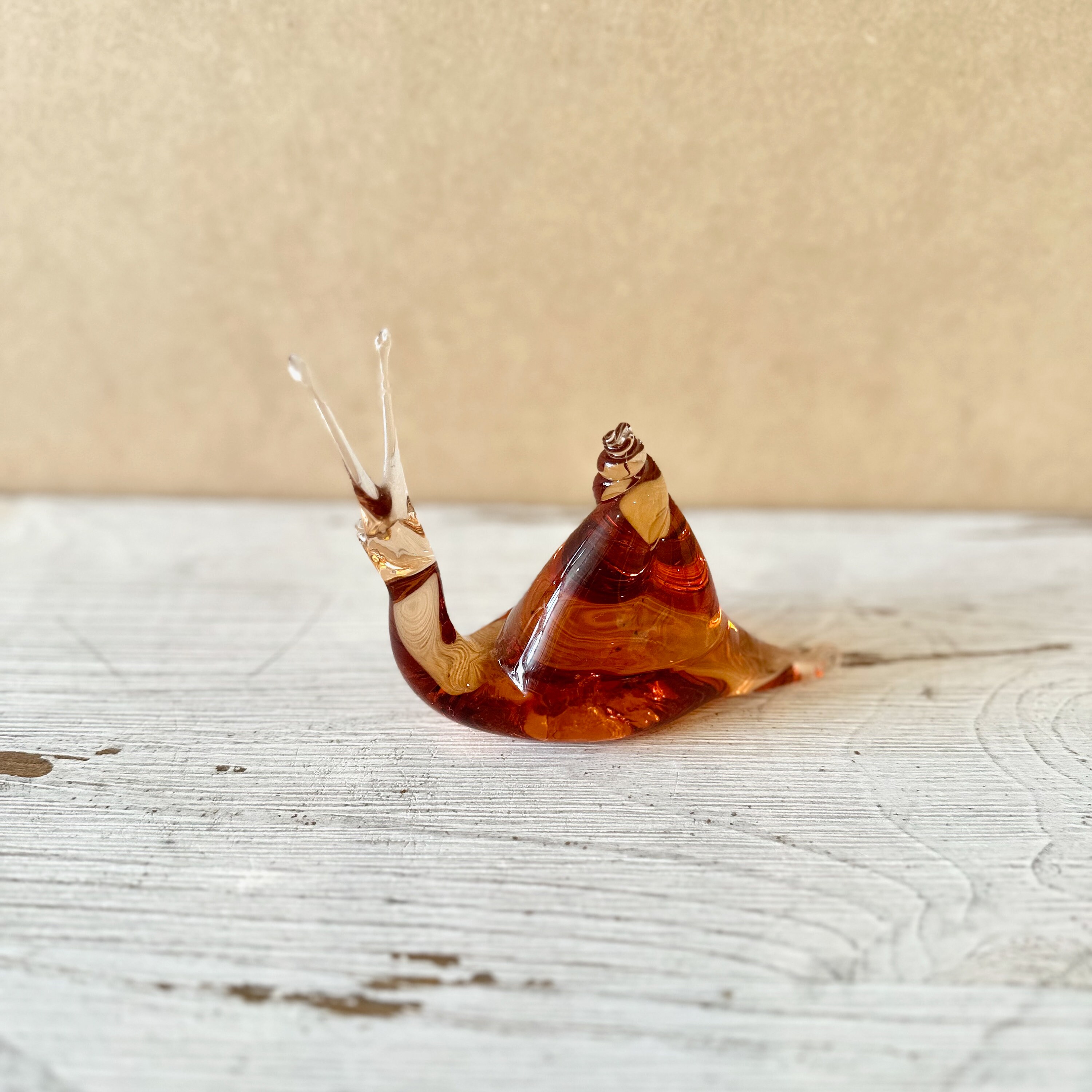Glass Snail, Hand Blown Glass Figurine, Glass Sculpture, Glass Art Home ...