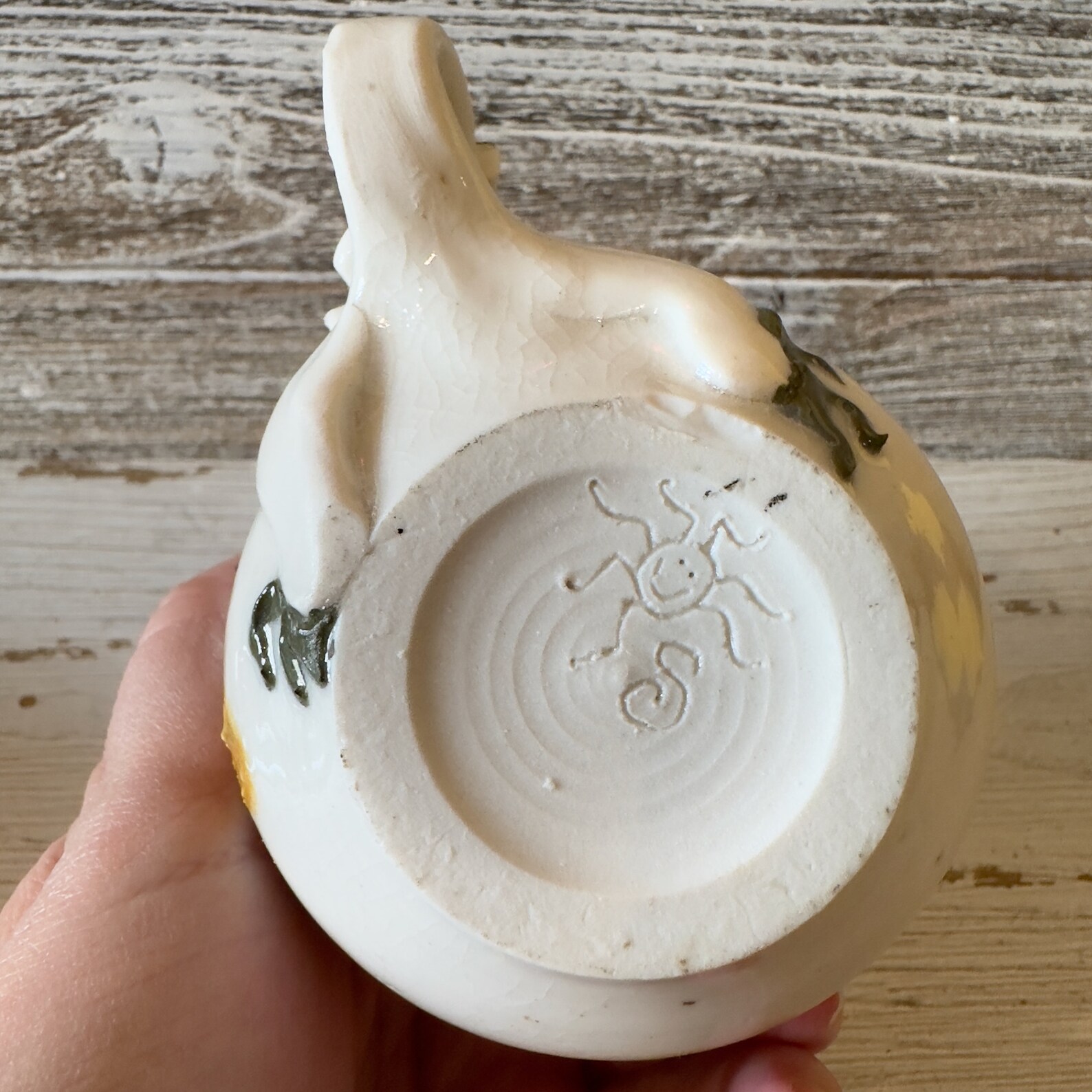 Ceramic Dragon Mug, Handmade Pottery, White Mug With Dragon Shape ...