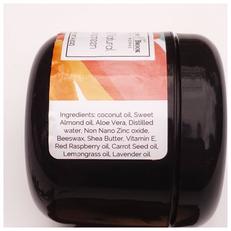 All Natural Sunscreen, SPF 30, Sunblock. Non Nano Zinc Sunscreen - Etsy
