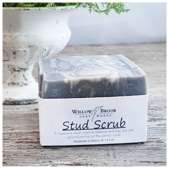 Stud Scrub Cold Process Soap Pumice Scrub Soap - Etsy