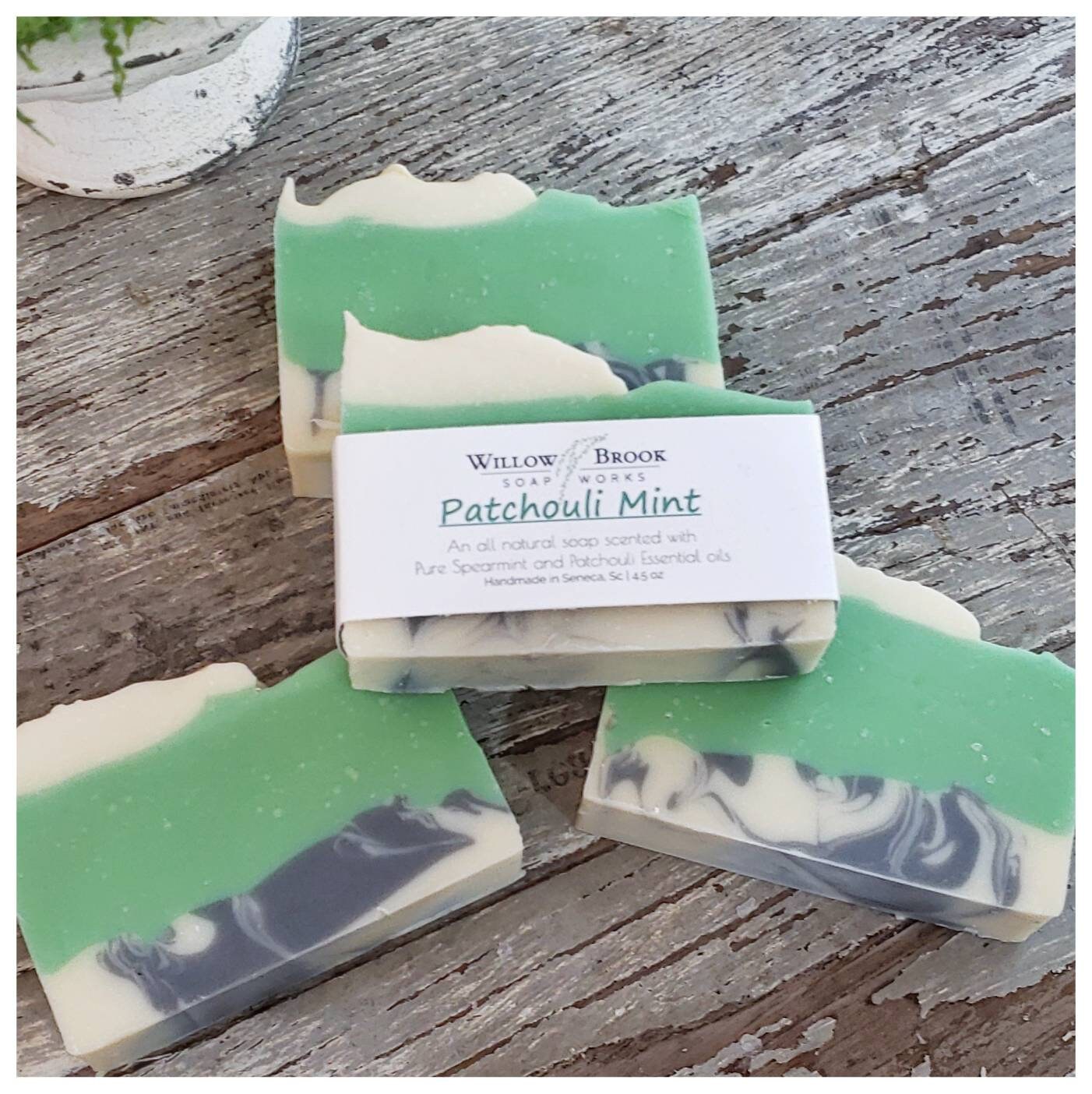 Patchouli Mint Artisan Soap Cold Process Handmade Soap - Etsy
