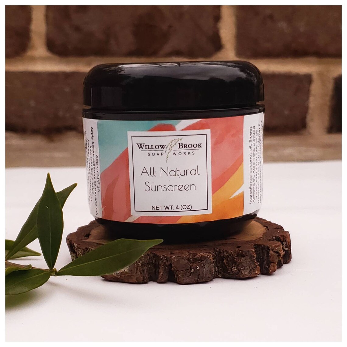 All Natural Sunscreen, SPF 30, Sunblock. Non Nano Zinc Sunscreen - Etsy