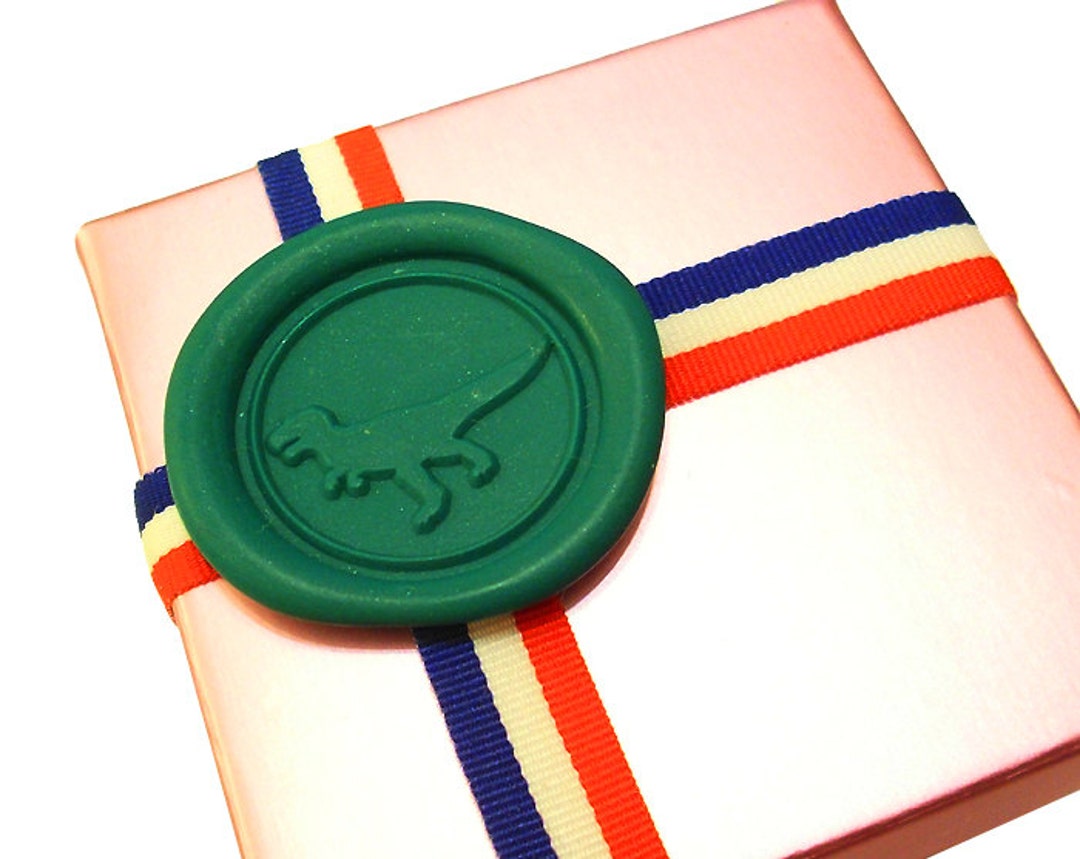 T-rex Dinosaur Wax Seal Stamp: Invitation Envelope Seal - Etsy
