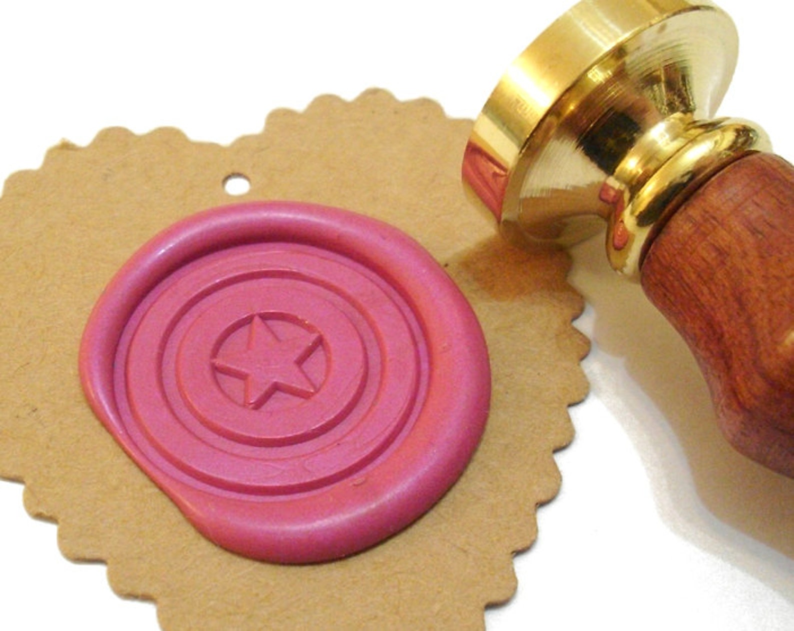 CAPTAIN AMERICA Avengers Superhero Wax Seal Stamp / Wedding | Etsy