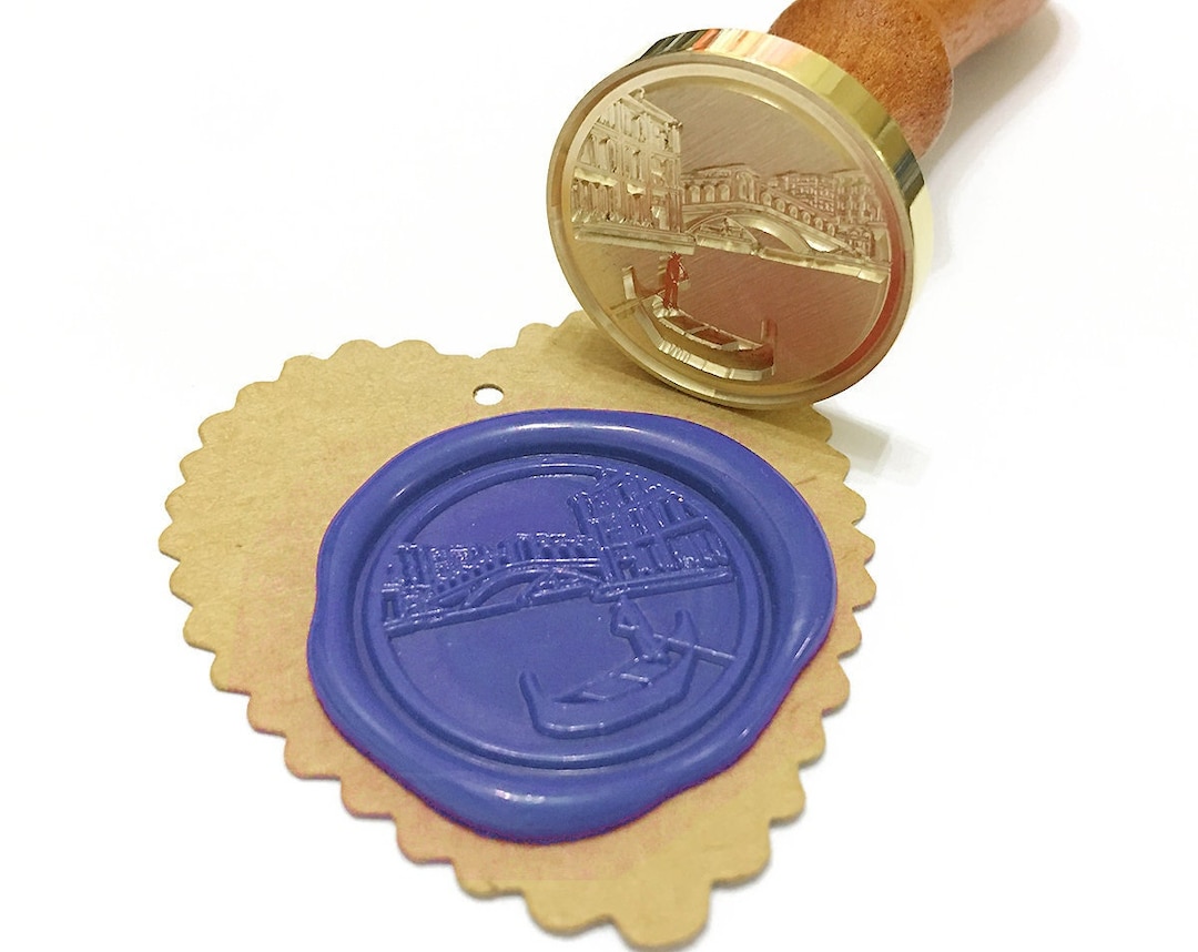 CITY OF WATER Venice Italy Wax Seal Stamp / Wedding Invitation ...
