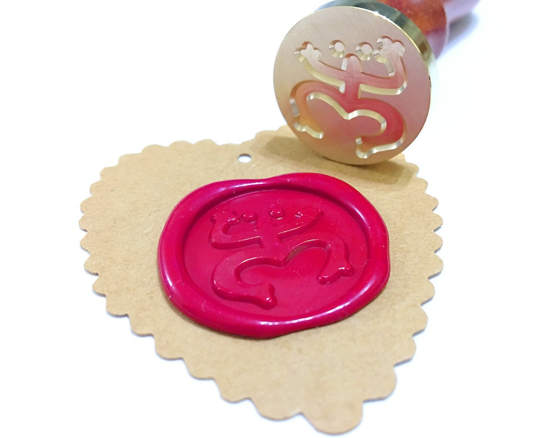 Frog Symbol Wax Seal Stamp: Wedding Invitation, Gift Box Set - Etsy