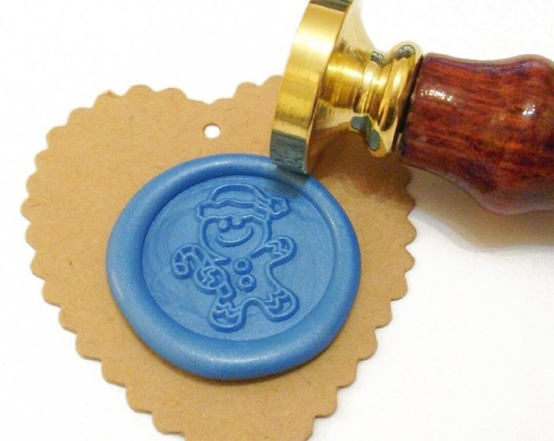 Gingerbread Man Ginger Bread Wax Seal Stamp / Wedding Invite / Birthday ...