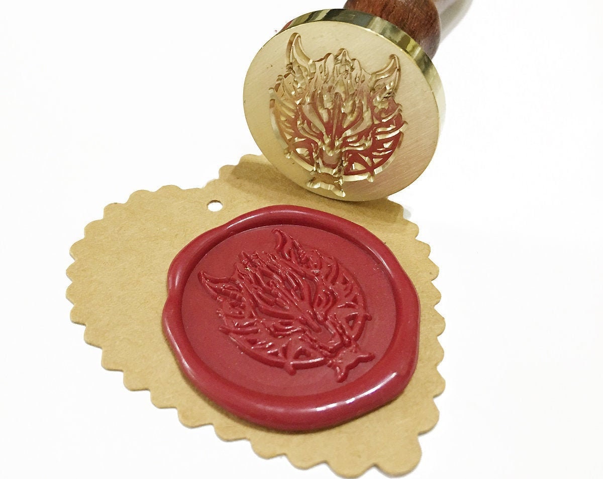 Sello de cera WOLF HEAD / Invitación de boda / Sello de - Etsy México