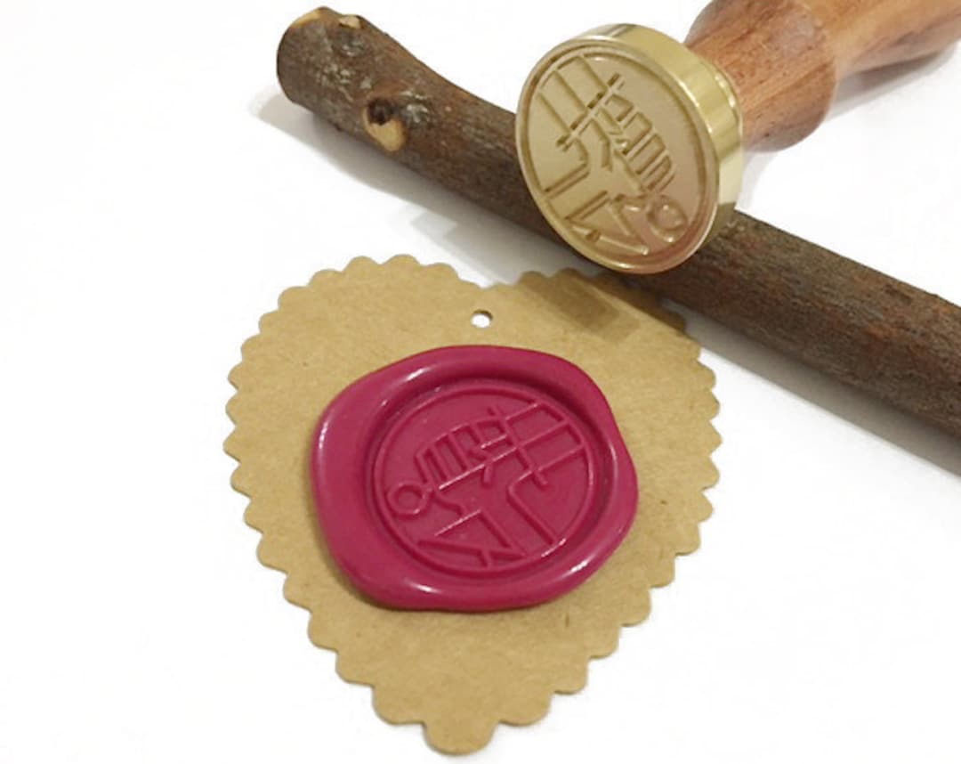 Hand With Warrior Sword Wax Seal Stamp / Wedding Invitation / Birthday ...