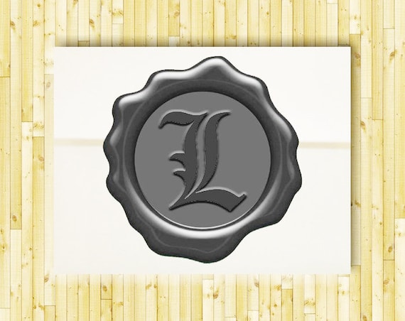 OLD ENGLISH FONT Vintage Initial Letter Stamp Wax Seal Stamp / | Etsy ...