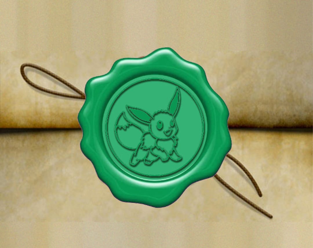 EEVEE Wax Seal Stamp / Pokemon Inspired / Wedding Invitation / Birthday ...
